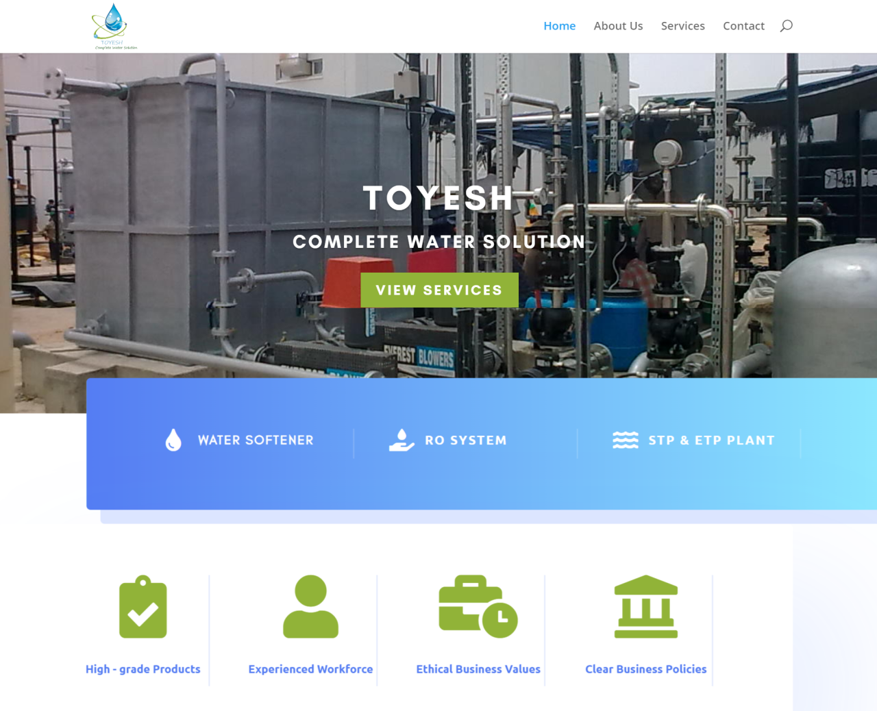 TOYESH COMPLETE WATER SOLUTION | Corecellent Technologies
